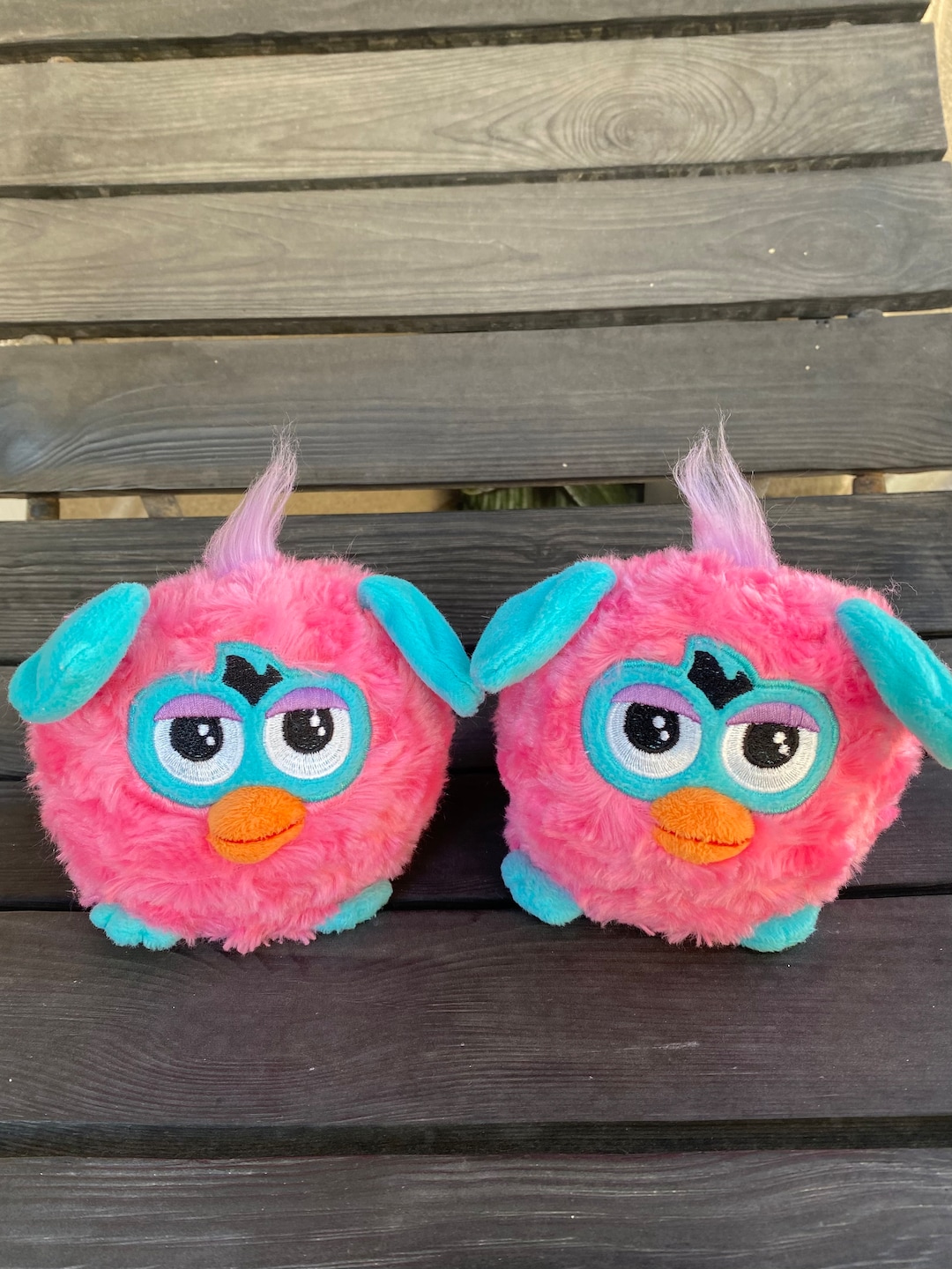 Pink Furby Plush Slippers With Moving Ears, Kid’s Furby Footwear Size S ...