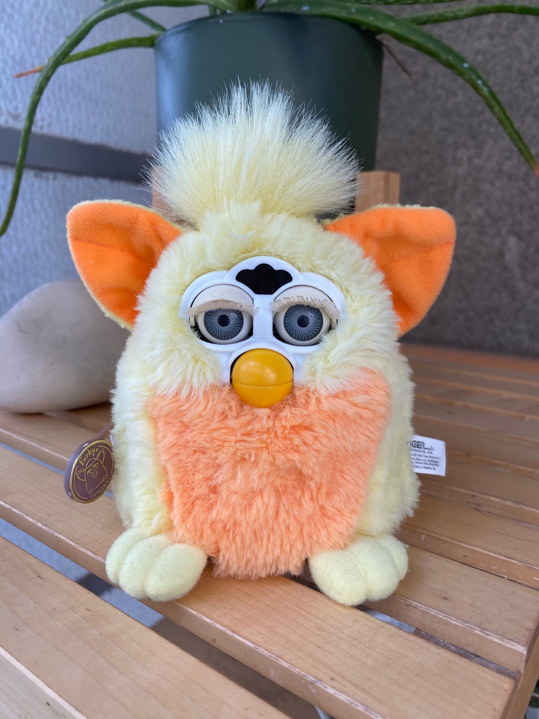 Furby Baby Sunny Yellow 1999 WORKING Yellow Orange Vintage - Etsy
