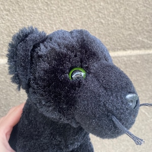 Cute Baby Black Panther Plush Stuffed Toy Ravensden, Realistic Soft ...