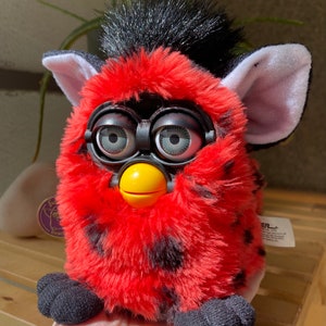 Furby Ladybug 1998 WORKING Vintage Red With Black Spots and Grey Eyes ...