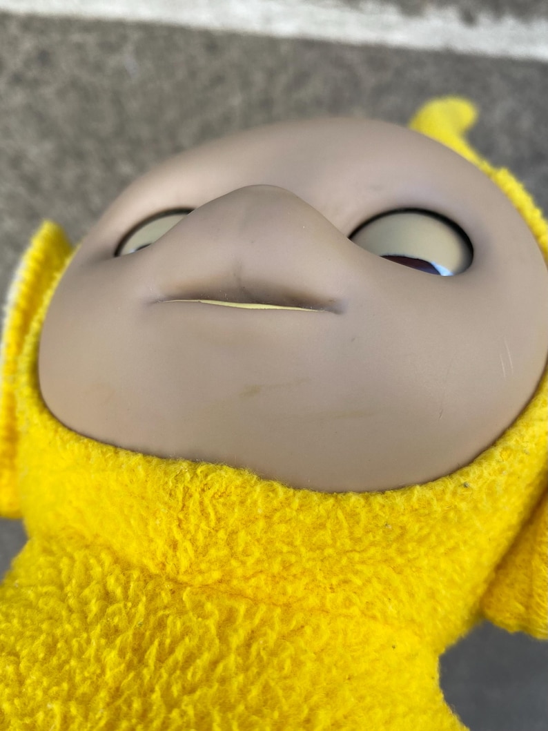 Vintage Yellow Teletubby Laa-laa Plush Toy With Sleepy Eyes 1996 - Etsy