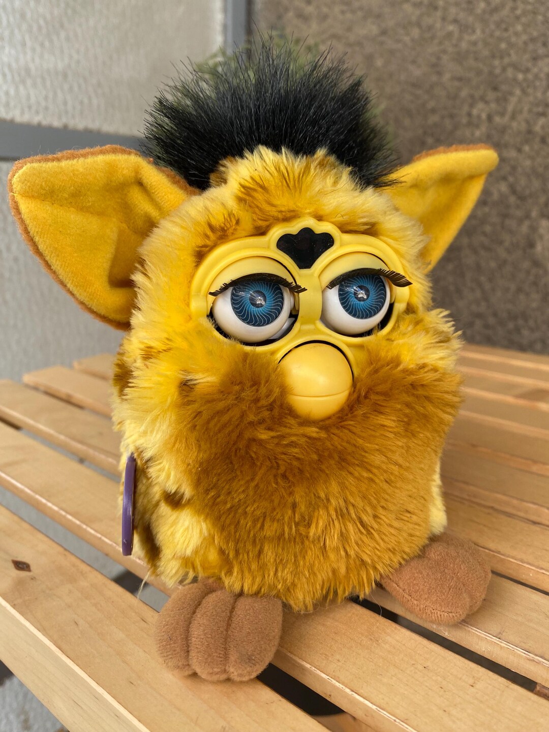 WORKING Vintage Lizard Furby 1998 With Blue Eyes, Collectable Old ...