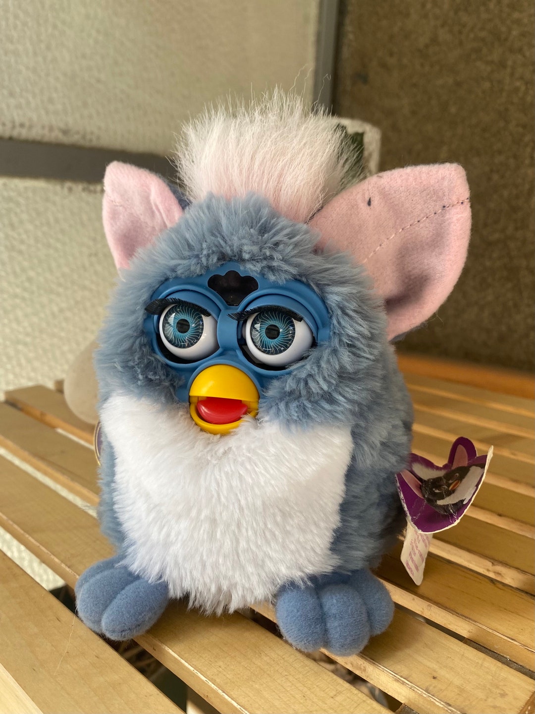 Blue Furby Elephant 1998 (moves but MUTE) for Display, Vintage Old ...