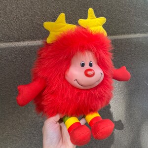 Rainbow Brite Red Sprite Romeo Plush Toy 1984 Mattel, Cute Colourful ...