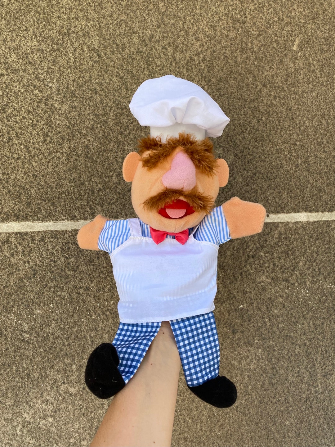 Swedish Chef Muppet Small Hand Puppet, Jim Hensons Muppet Show Swedish ...
