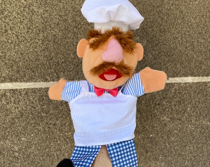 Swedish Chef Muppet Small Hand Puppet, Jim Henson’s Muppet Show Swedish ...