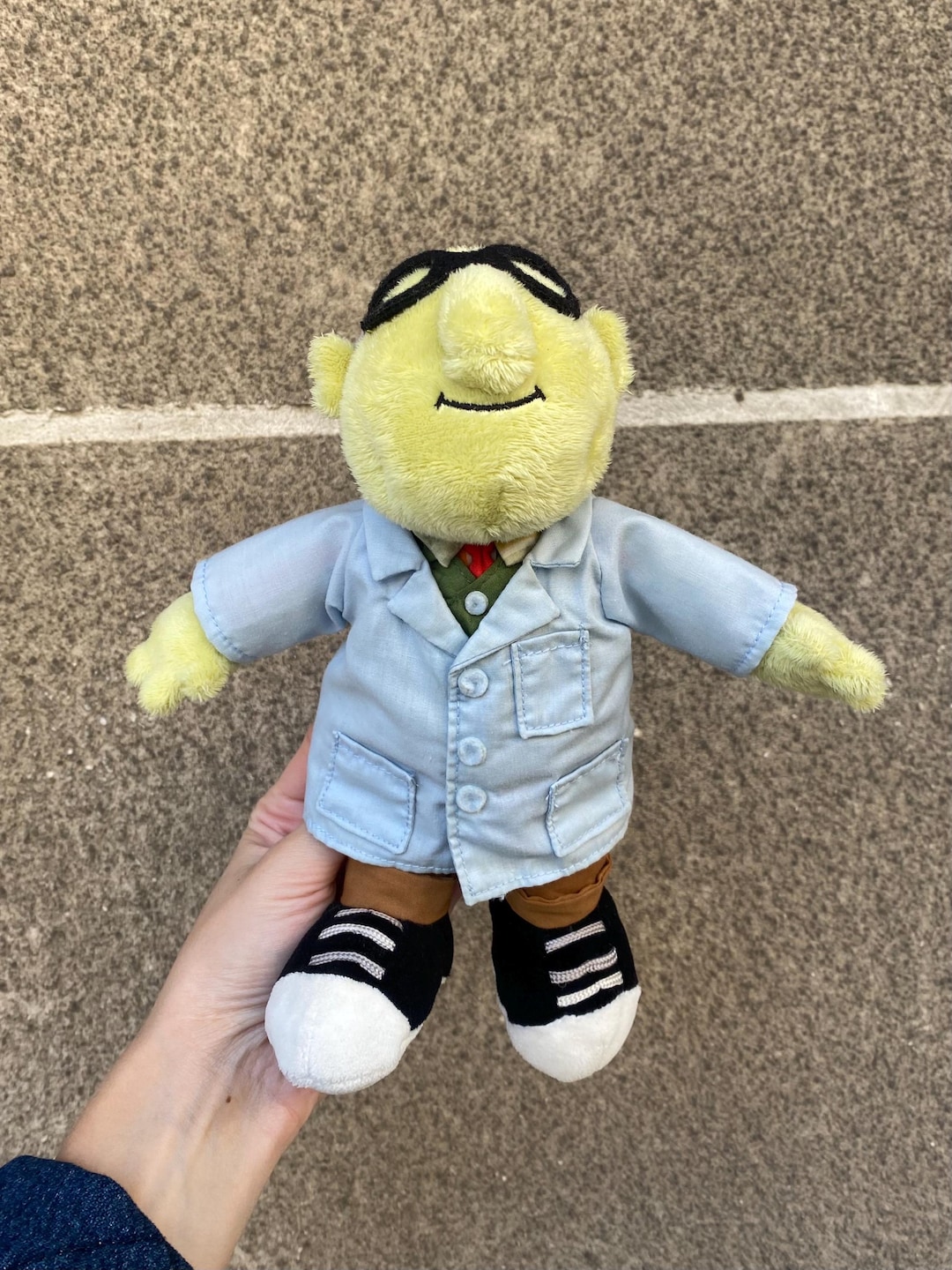 Retired Disney Dr. Bunsen Honeydew Muppet Plush, Beanbag Toy - Etsy UK