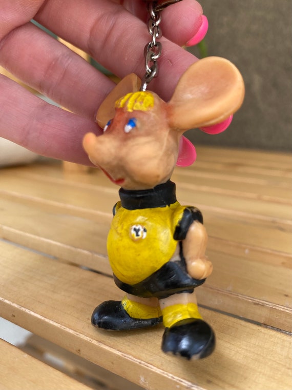 Italian Topo Gigio keychain 1960s, Mario Perego small… - Gem