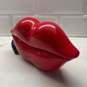 Vintage Red Lips Phone 1990s WORKING, Red Pop Art Kitsch Telephone ...