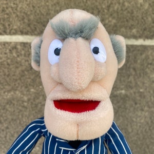 Jim Hensons Statler old man muppet Plüsch Vision 3D, Statler und ...