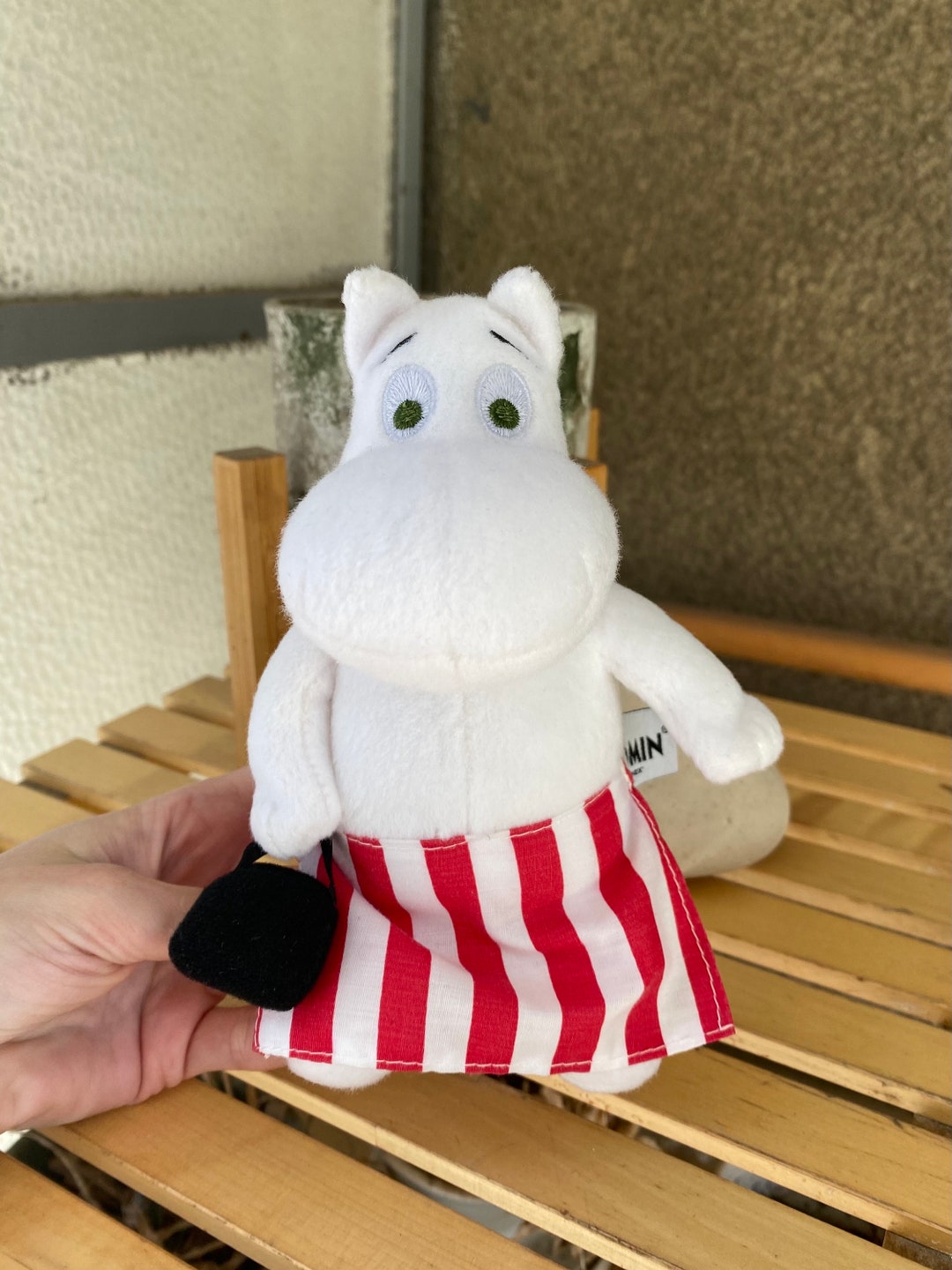 Cute White Moomin Mama Plush Stuffed Toy, Muumi Soft Toy Dutch Japanese ...