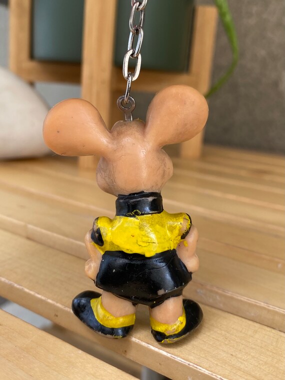 Italian Topo Gigio keychain 1960s, Mario Perego small… - Gem