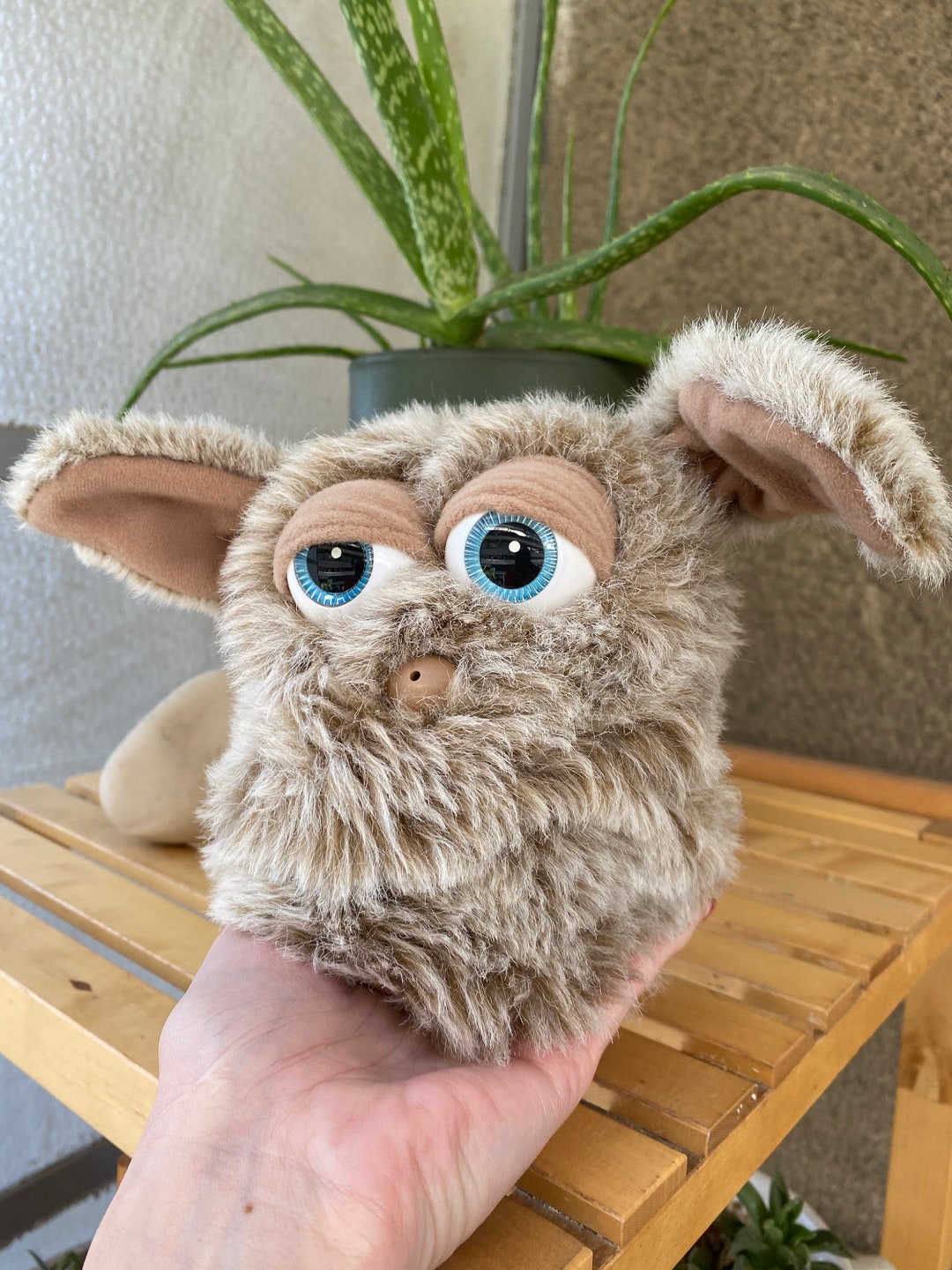 Furby Fake Grey Beige Chilla Chilla Toy 1998, Vintage Furby Knock-off ...