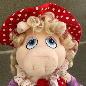 Rare Miss Piggy Hand Puppet Plush Toy by Eden 1990s, Collectable Jim ...