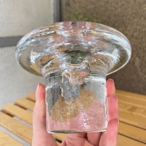 Vintage Belmondo Glass Candle Holder Becker-design 1980s Made in West ...