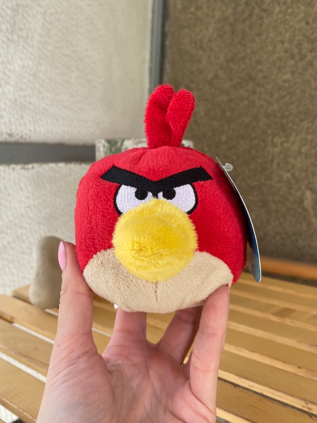 Angry Birds Terence Small Red Plush Stuffed Toy New Old Stock, Angry ...