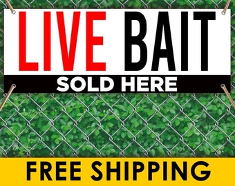 Live Bait Sign - Etsy