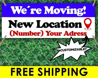 We Are Moving Banner - Etsy