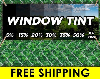 Window Tint Banner - Etsy