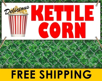 Kettle Corn Banner - Etsy