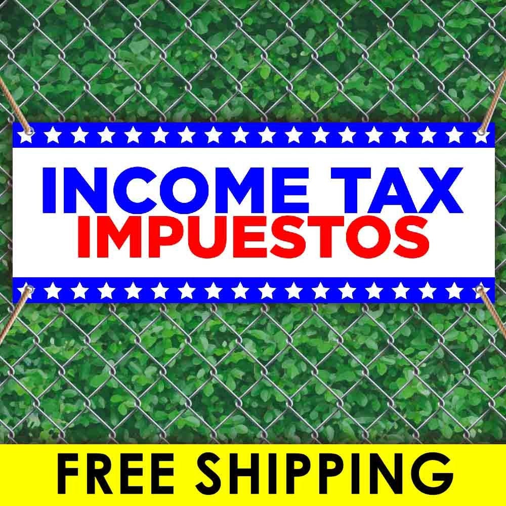 Party Supplies Banners & Signs Party Décor Income Tax Impuestos 13oz ...