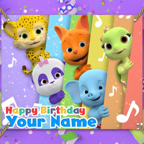 Word Party Personalized Backdrop Printed Birthday Vinyl Banner - Etsy