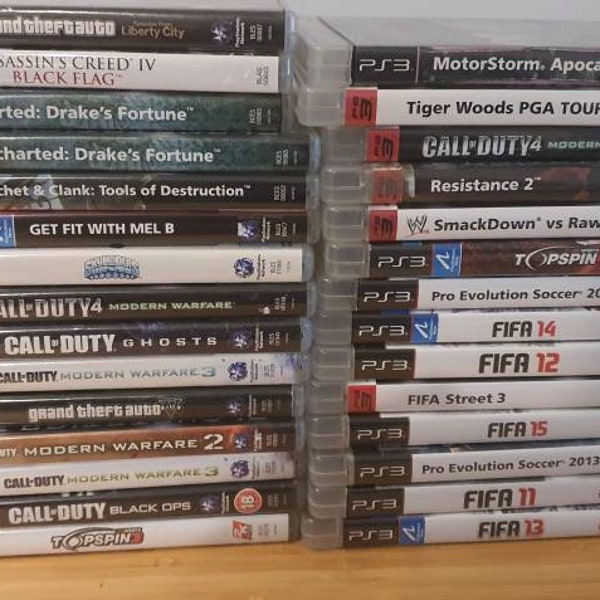 Ps3 Games - Etsy