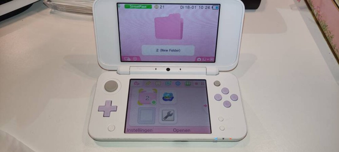 Gemodificeerde Cute New Nintendo 2ds Roze Witte Editie. Super - Etsy