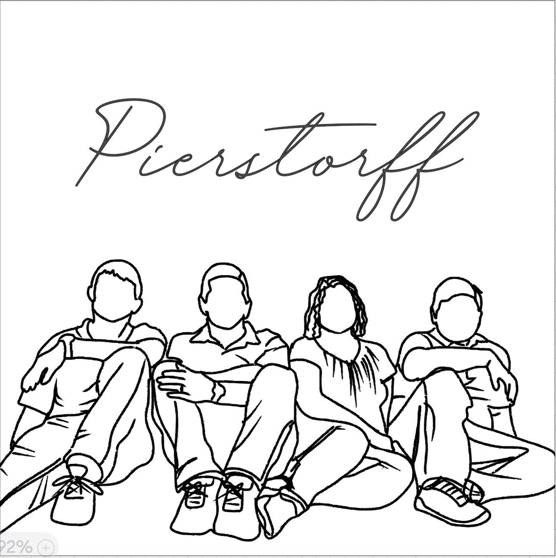 Digital Download Custom Line Work Art Ready in 24 Hours or | Etsy