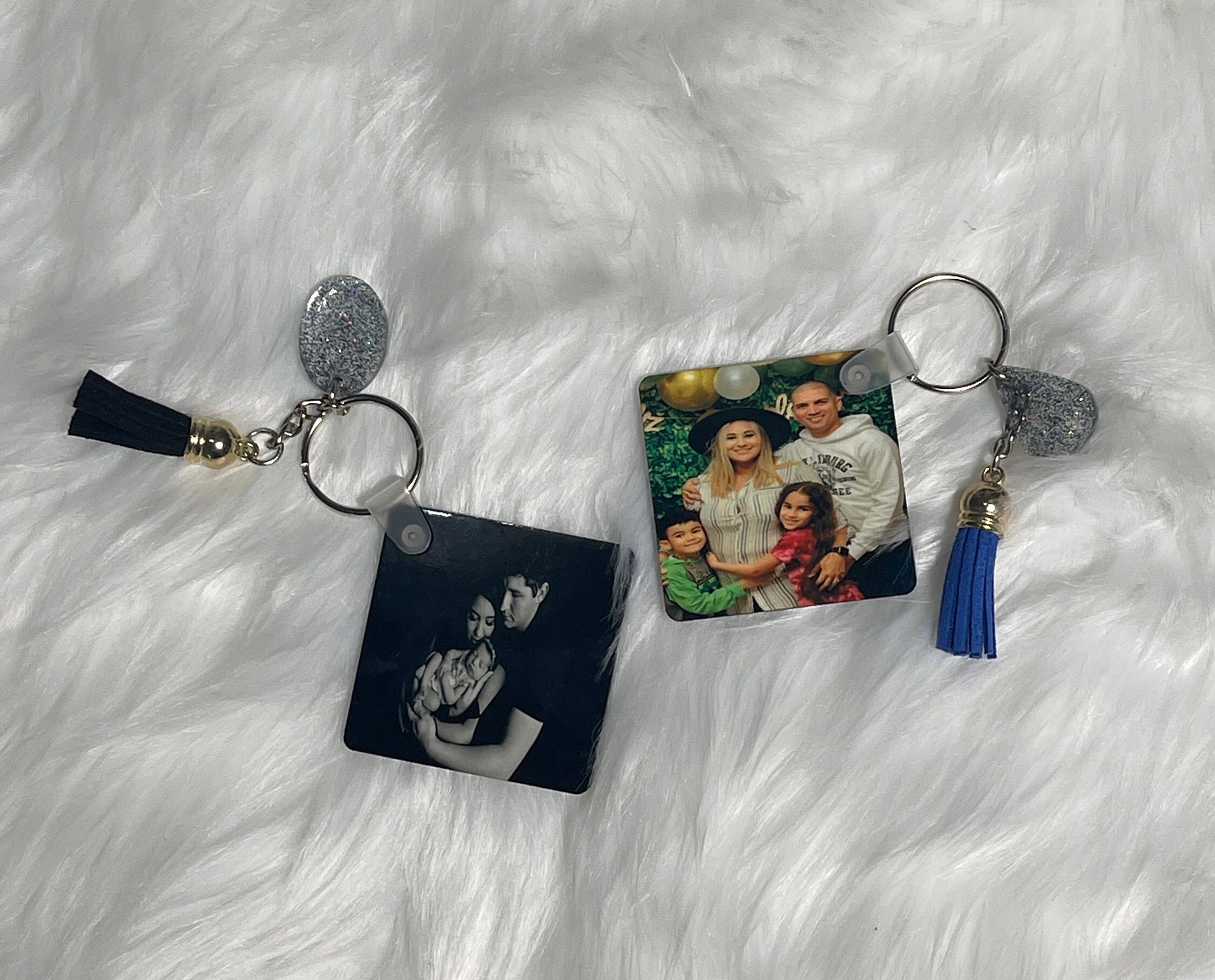 Personalized Photo Keychain, Photo Keychain, Custom Photo Gift, Picture ...
