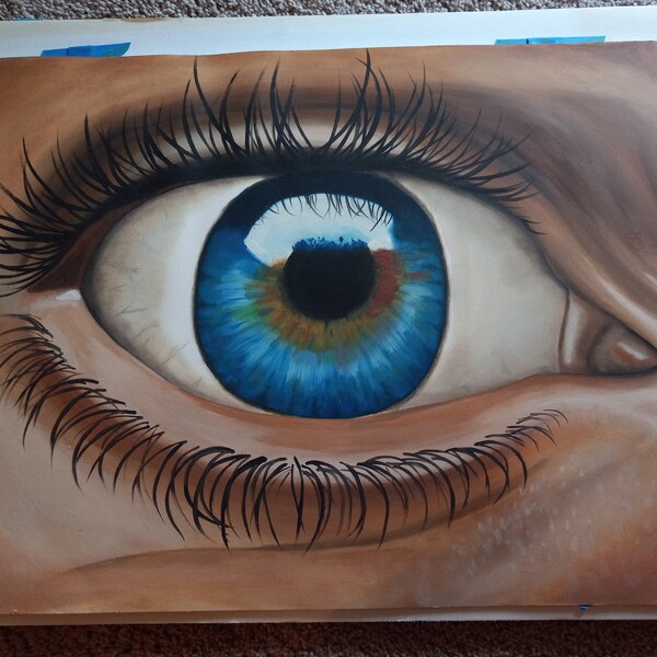 Big Eye Painting - Etsy