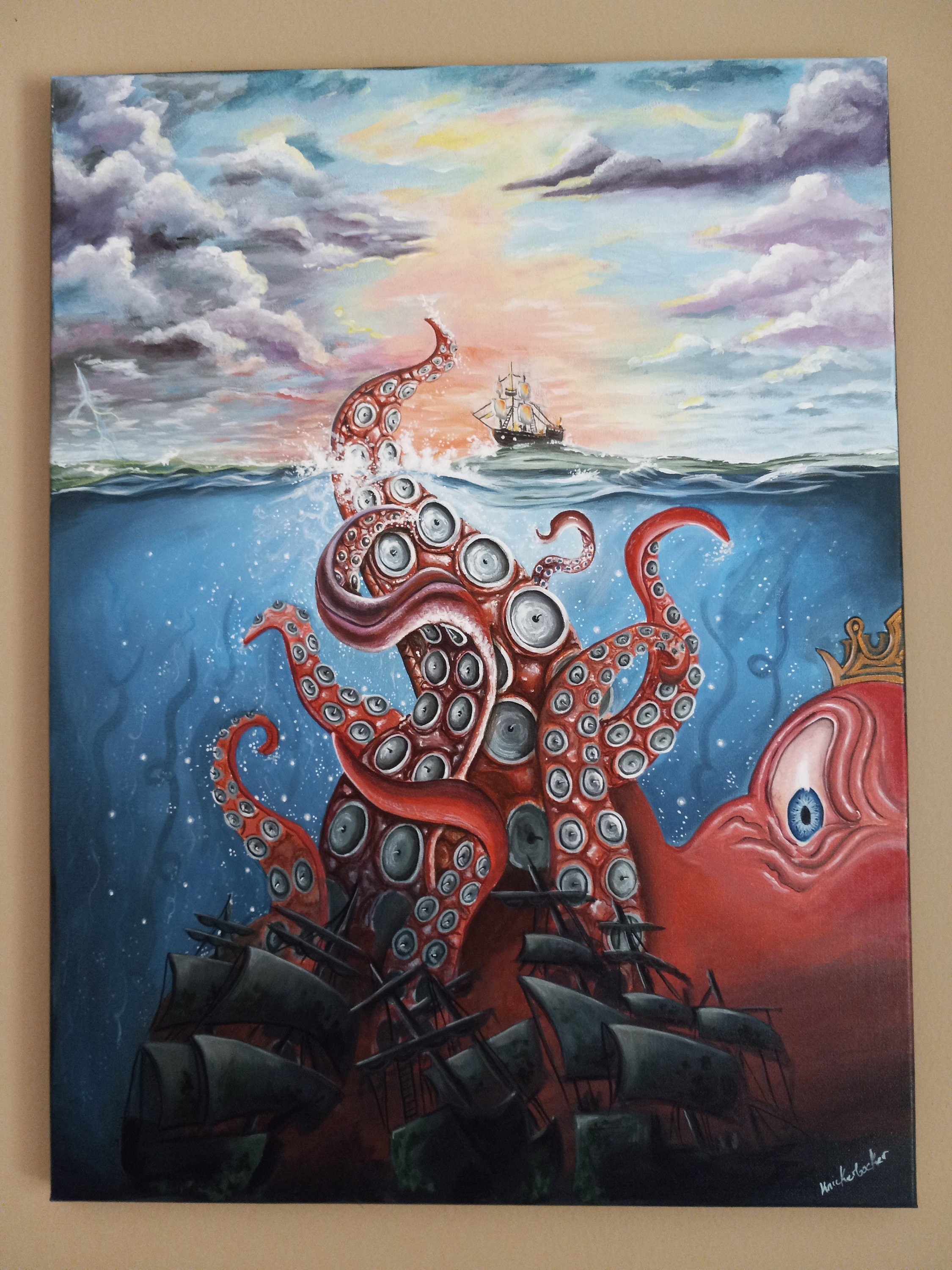 Kraken Painting