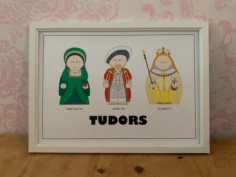 Tudors Print A4 Size (anne Boleyn/henry Viii/elizabeth I) - Etsy