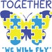 Together We Will Fly Png Autism Awareness PNG Puzzle - Etsy