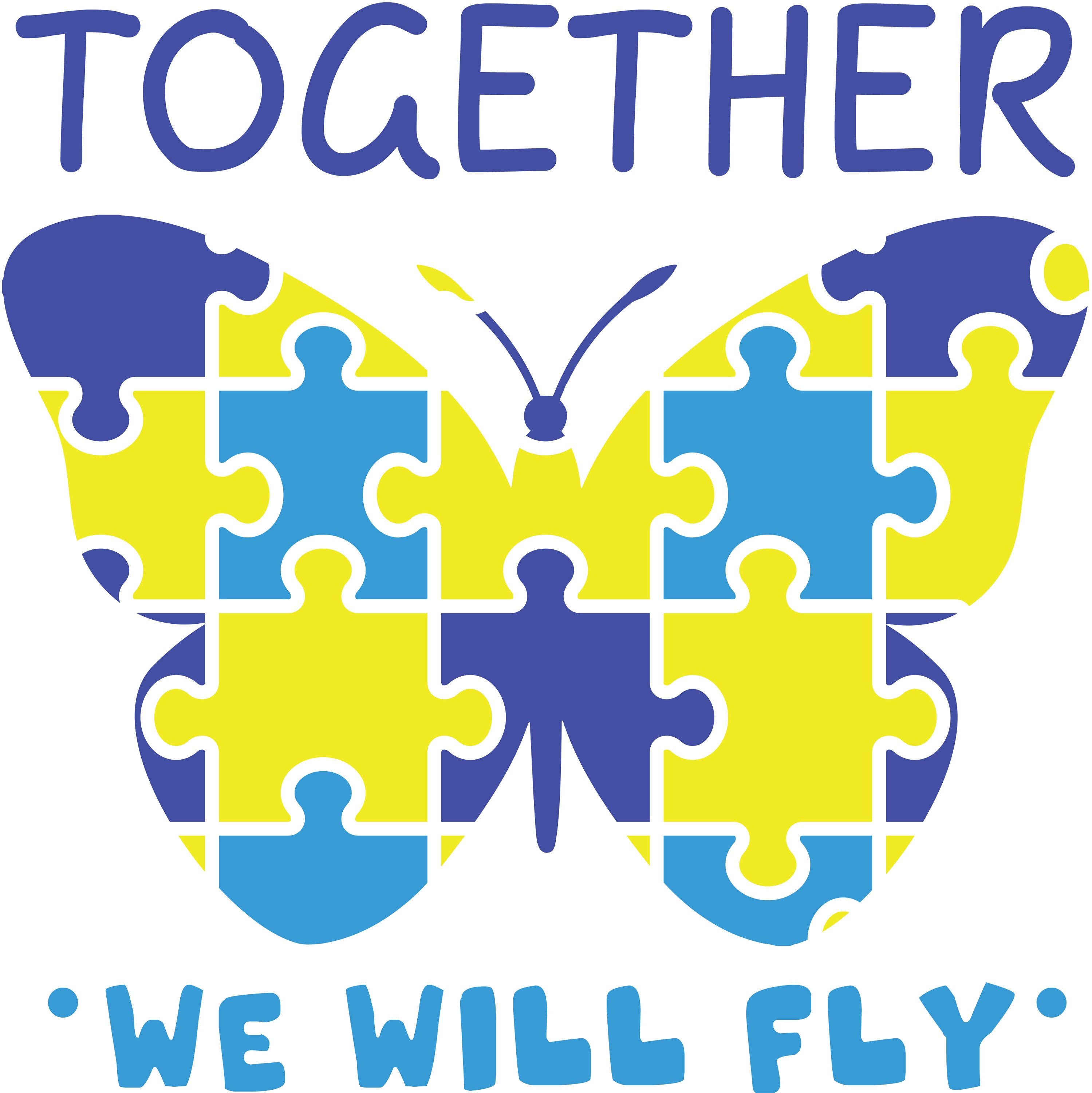 Together We Will Fly Png Autism Awareness PNG Puzzle - Etsy
