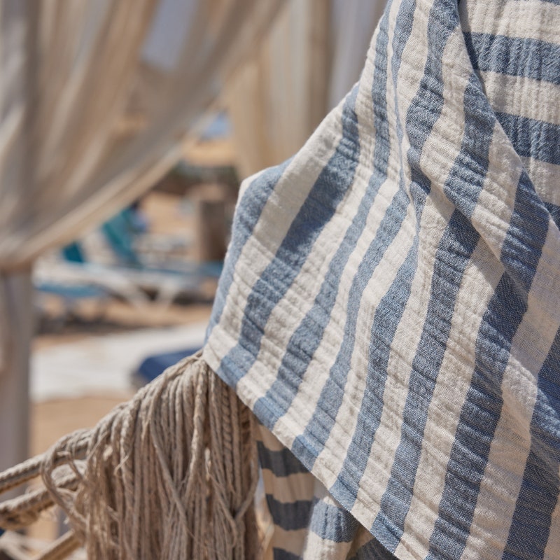 Cotton Muslin Beach Towel - Etsy