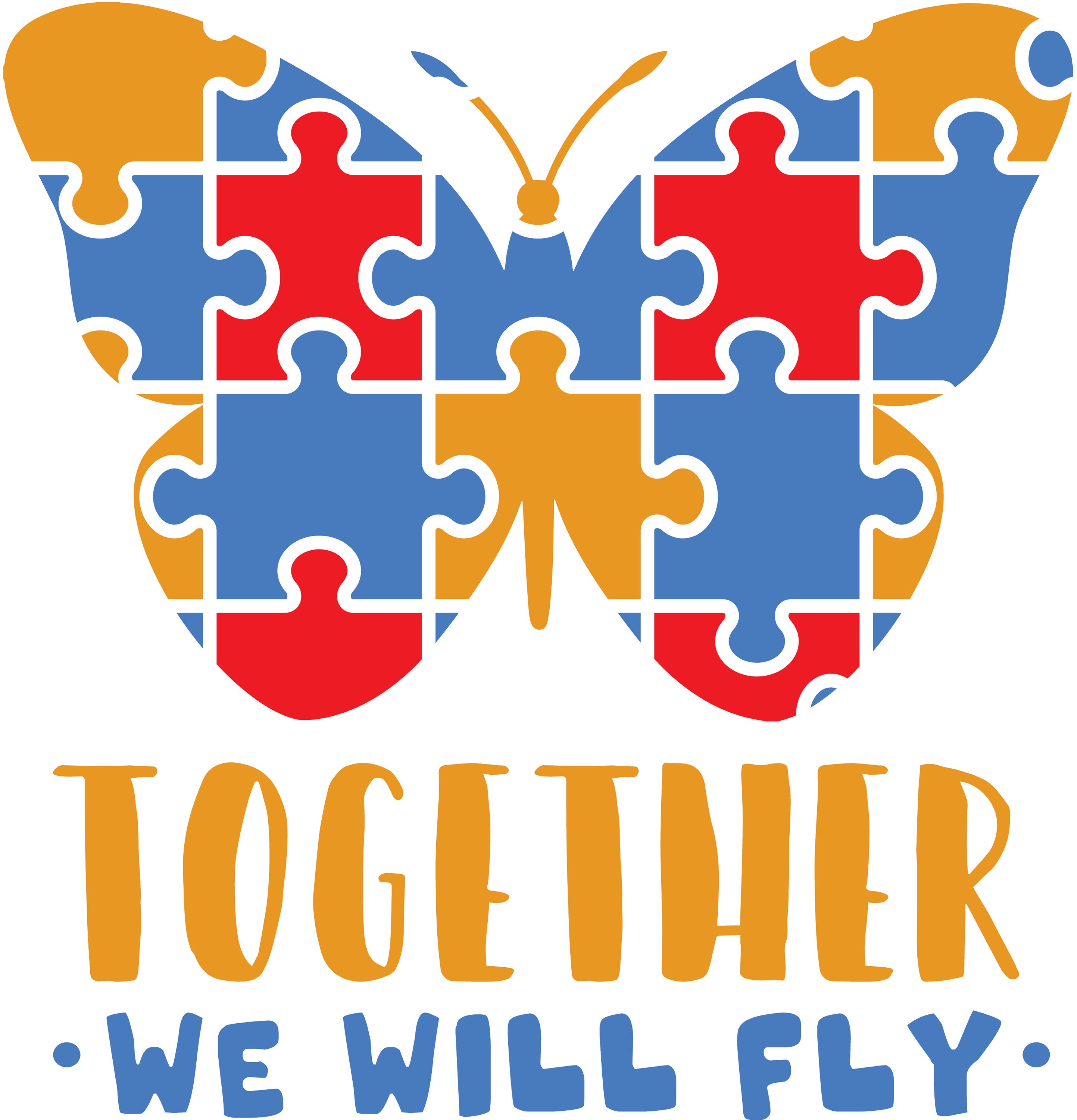Together We Will Fly Png Autism Awareness PNG Puzzle - Etsy