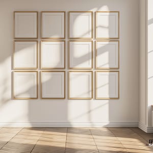 Gallery Wall Art Frame Mockup Bundle (12) (JPEG) - Etsy