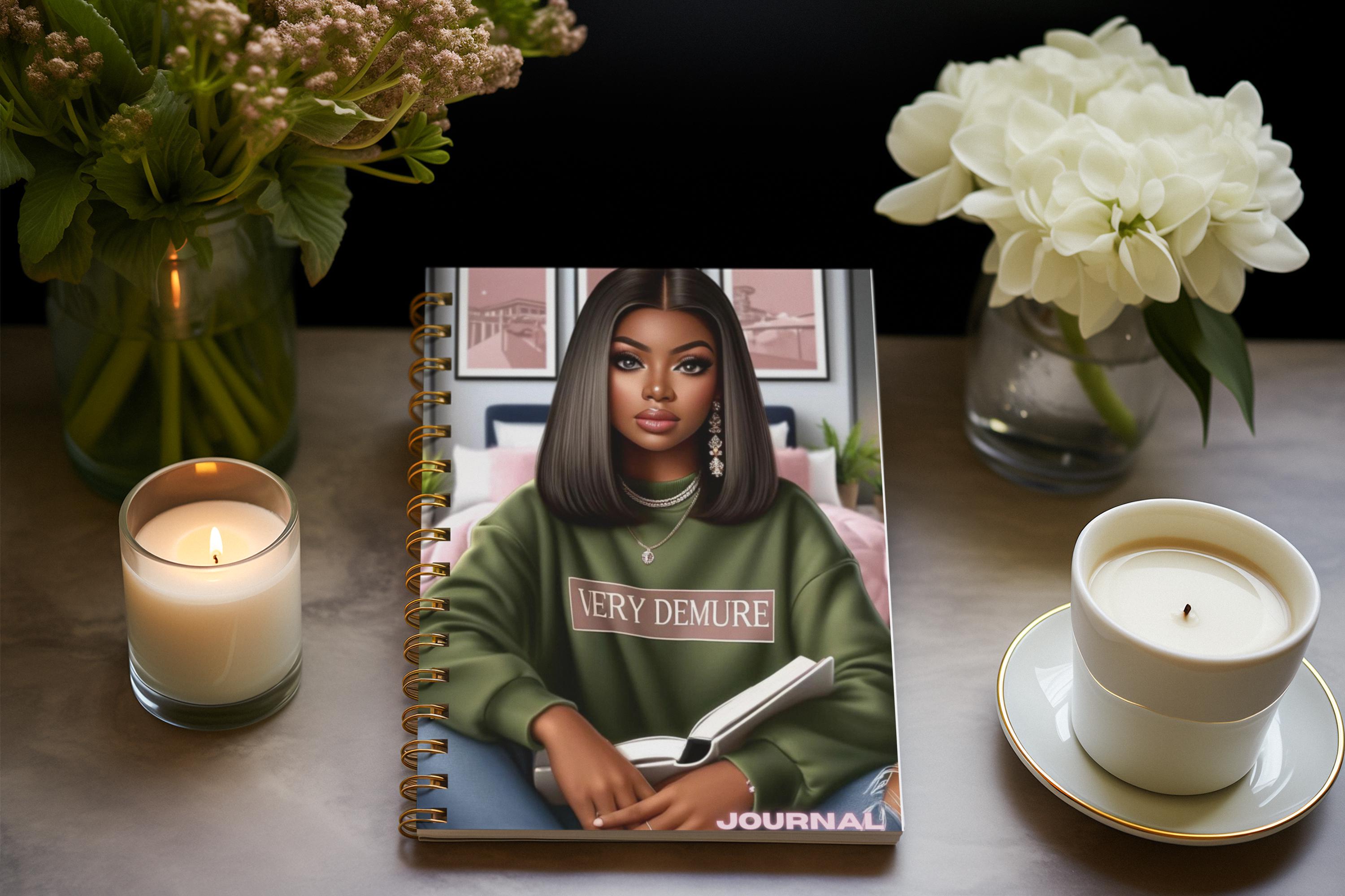 Black Girl Journal Black Planner Cover Black Woman Journal Black Woman ...