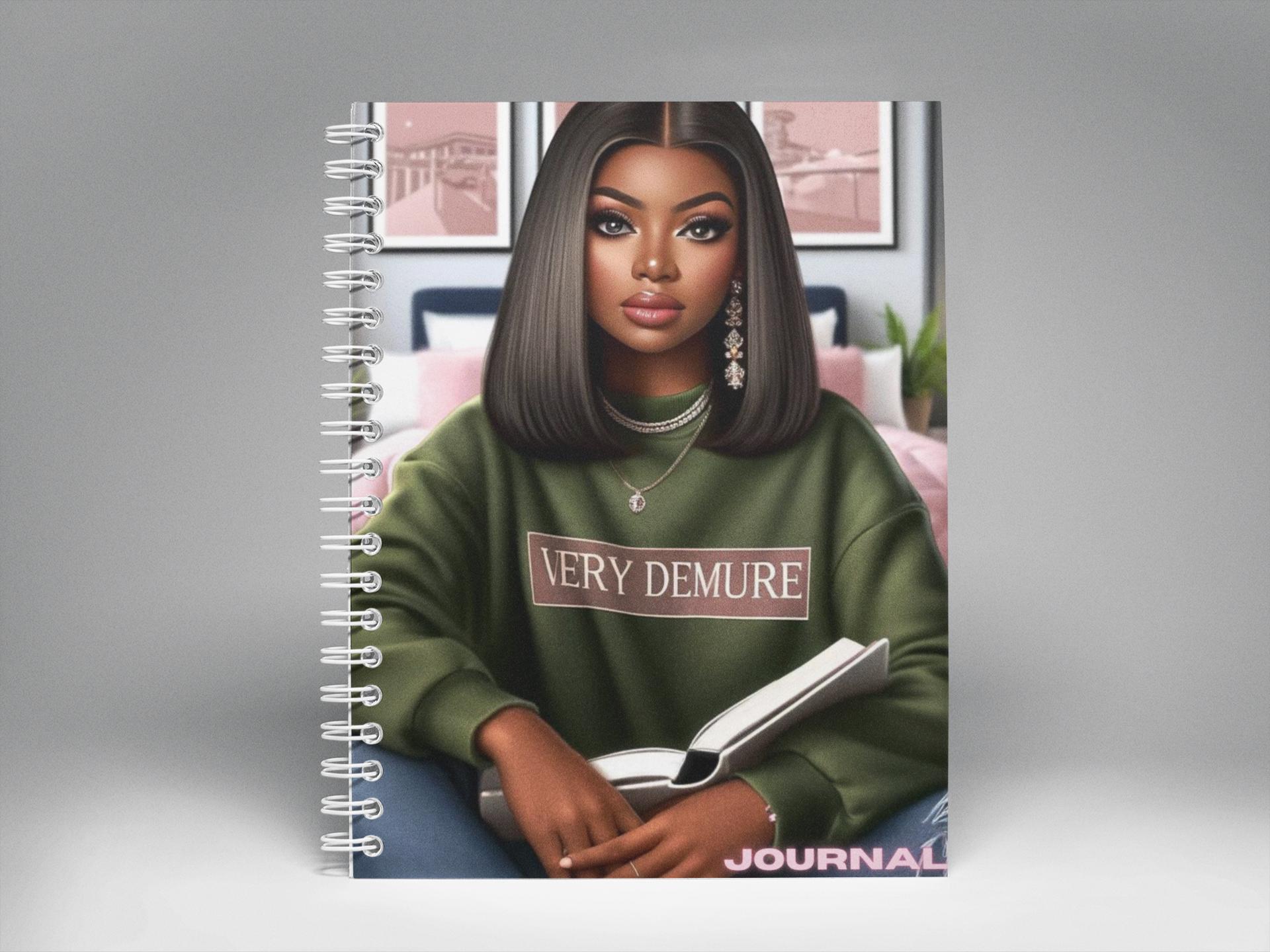 Black Girl Journal Black Planner Cover Black Woman Journal Black Woman ...