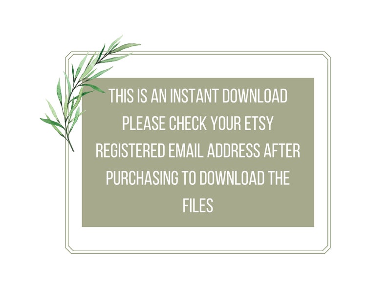 2022 Monthly Calendar Printable Calendar Greenery Neutral - Etsy