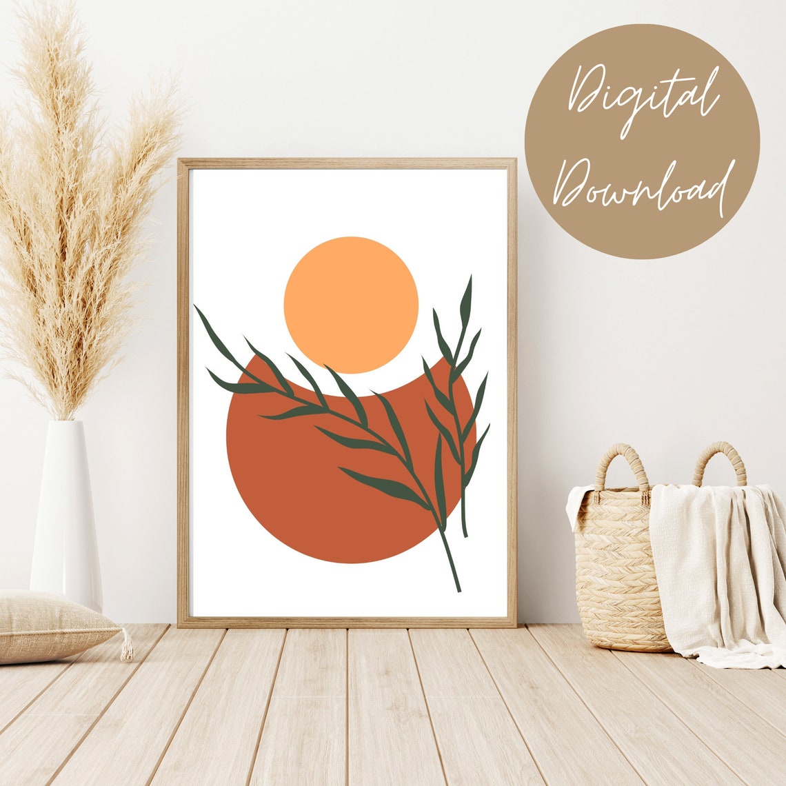 Sun and Moon Boho Printable Printable Wall Art Boho - Etsy