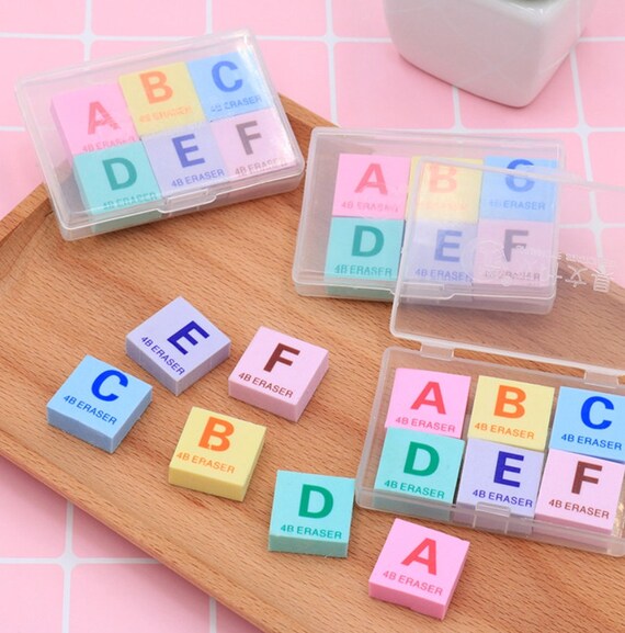 Japanese Eraser Alphabet Cute Quirky Mini Gift - Etsy