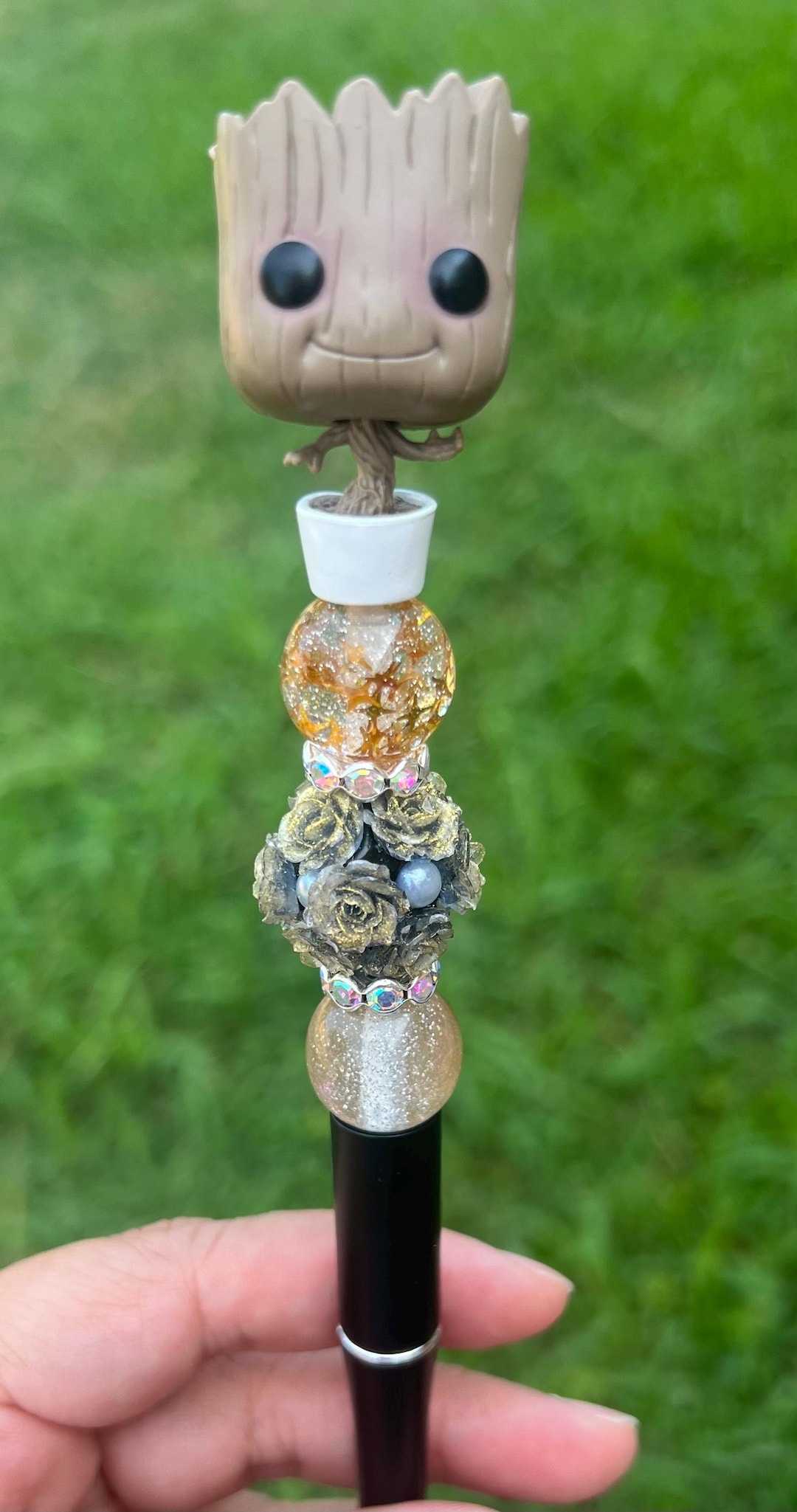Cosmic Tree Inspired Beadable Pen | Galaxy Guardian Desk Accessory ...