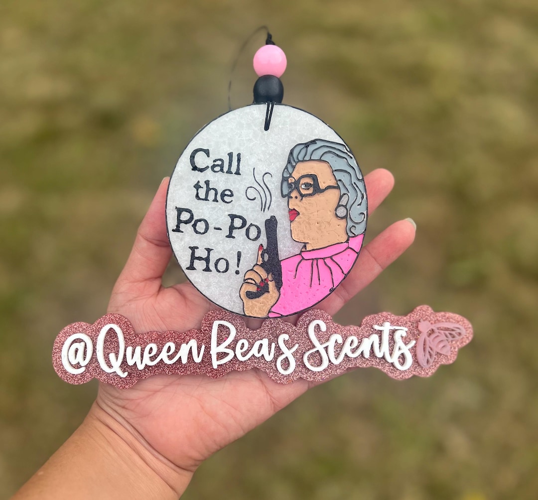 Call the Popo Ho Freshie Car Freshie Car Air Freshener - Etsy