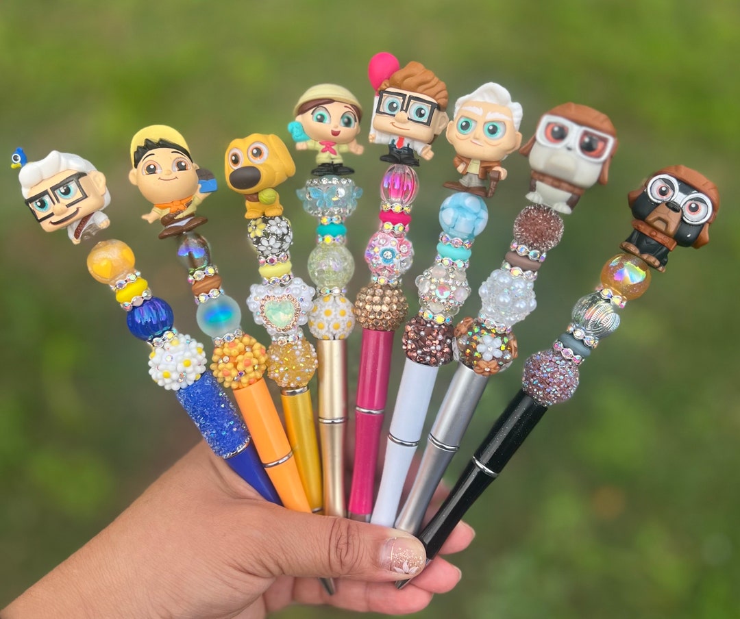 UP Inspired Pen | Collectors Character Figures | Handmade Beaded Pen - Etsy