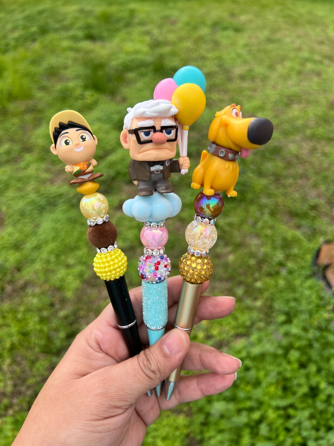 UP Inspired Pen Collectors Character Figures Handmade Beaded Pen - Etsy