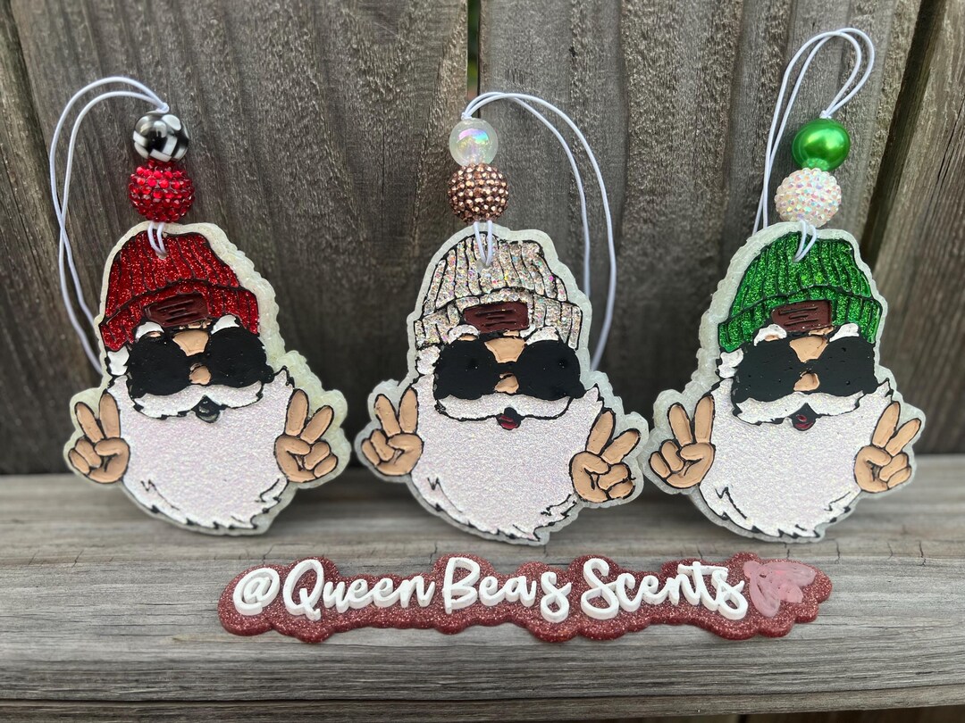 Cool Santa Freshie | Santa Freshie | Christmas Freshies | Christmas Air ...