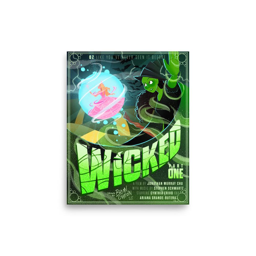 Wicked Inspired Art Print - Etsy