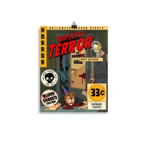 Triplets of Terror HHN 33 Hype Art Print - Etsy